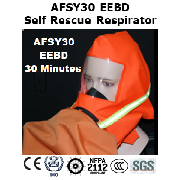 AFSY30 MARINE EEBD SELF RESCUE RESPIRATOR SOFT CASE
